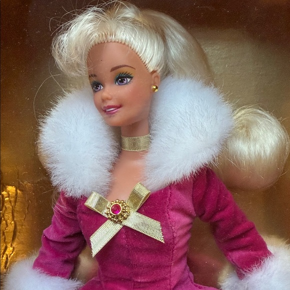 Barbie | Other | Barbie Winter Rhapsody Avon Exclusive Edition In Gold ...